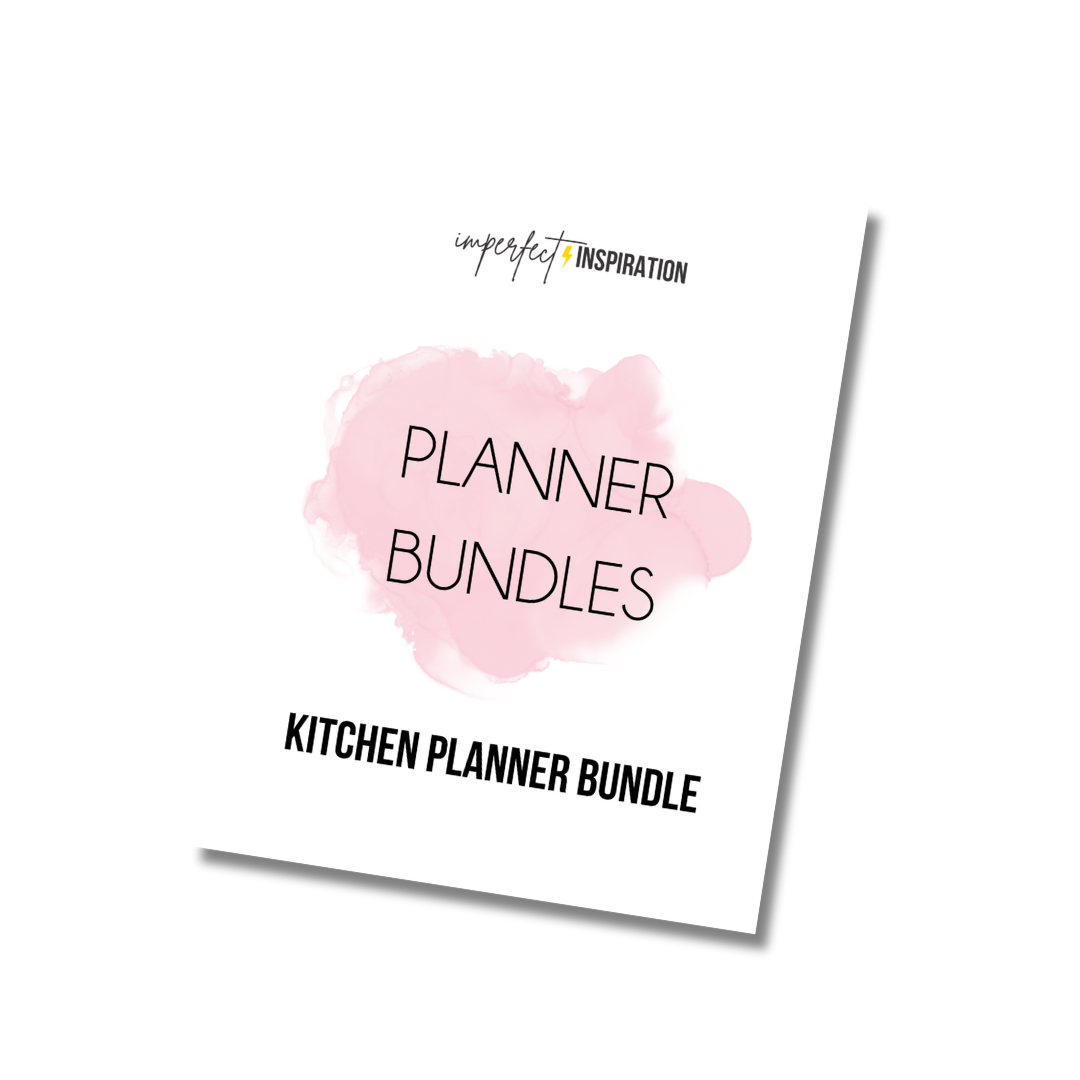 Kitchen Planner Bundle Printable Digital Download – Imperfect Inspiration