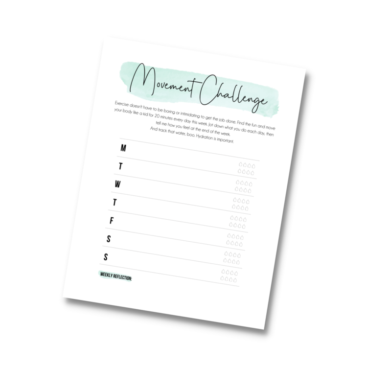 Movement Challenge Digital Download – Imperfect Inspiration