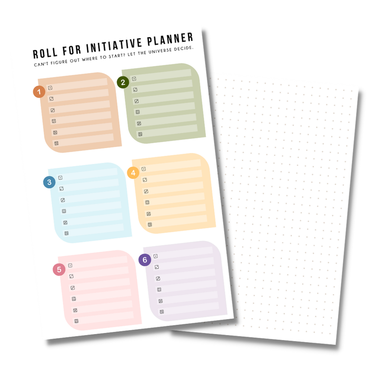 Mini Roll for Initiative Printable Digital Download – Imperfect Inspiration