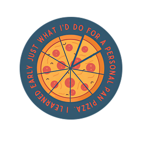 Personal Pan Pizza Sticker – Imperfect Inspiration